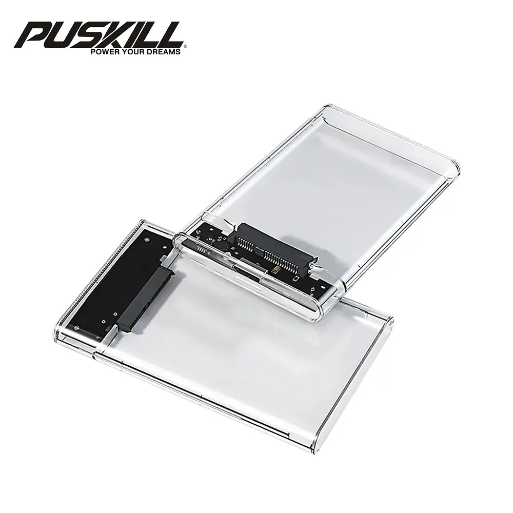 Puskill 2.5 Inch SATA3 Shell USB 3.0 to SATA III Hard Disk Boxs SSD ...