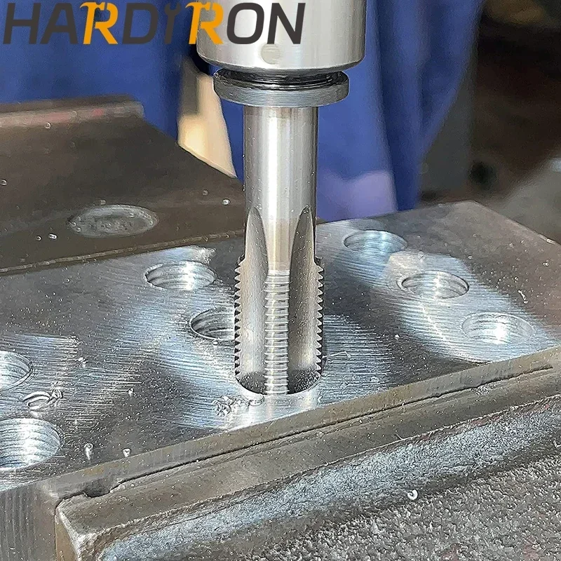 HARNIRON M8X0.75 Machine Thread Tap Left Hand, HSS M8 x 0.75 Straight ...