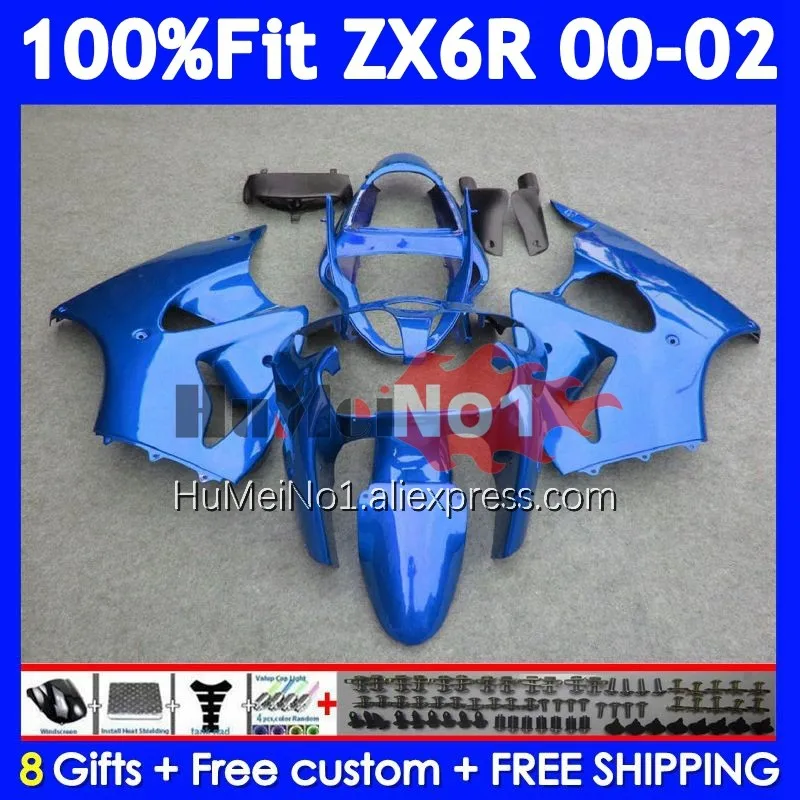 OEM Kit For KAWASAKI NINJA ZX 6R 636 600 CC 6 R 203No.24 Metal blue ZX ...
