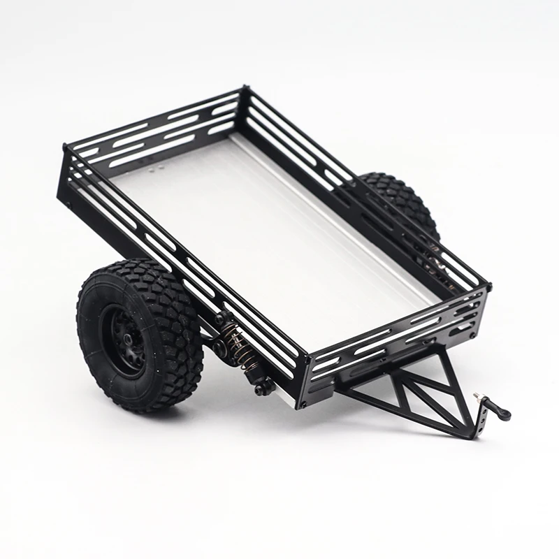 Small Metal Trailer With Shock Absorption Suitable For 1/24 Scale Model ...
