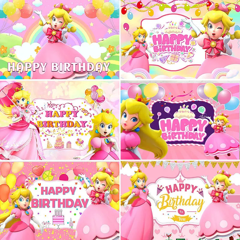 Princess Peach Theme Party: The Ultimate Backdrop for Unforgettable ...