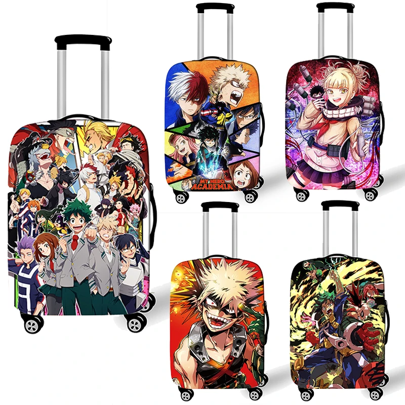 Anime Suitcase Protective Case | Hero Academia Travel Suitcase | Anime ...