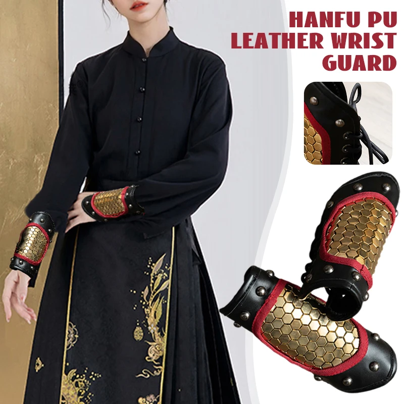 Chinese Style Hanfu Wristband Ancient Cosplay Prop Wide Bracer Wrist ...