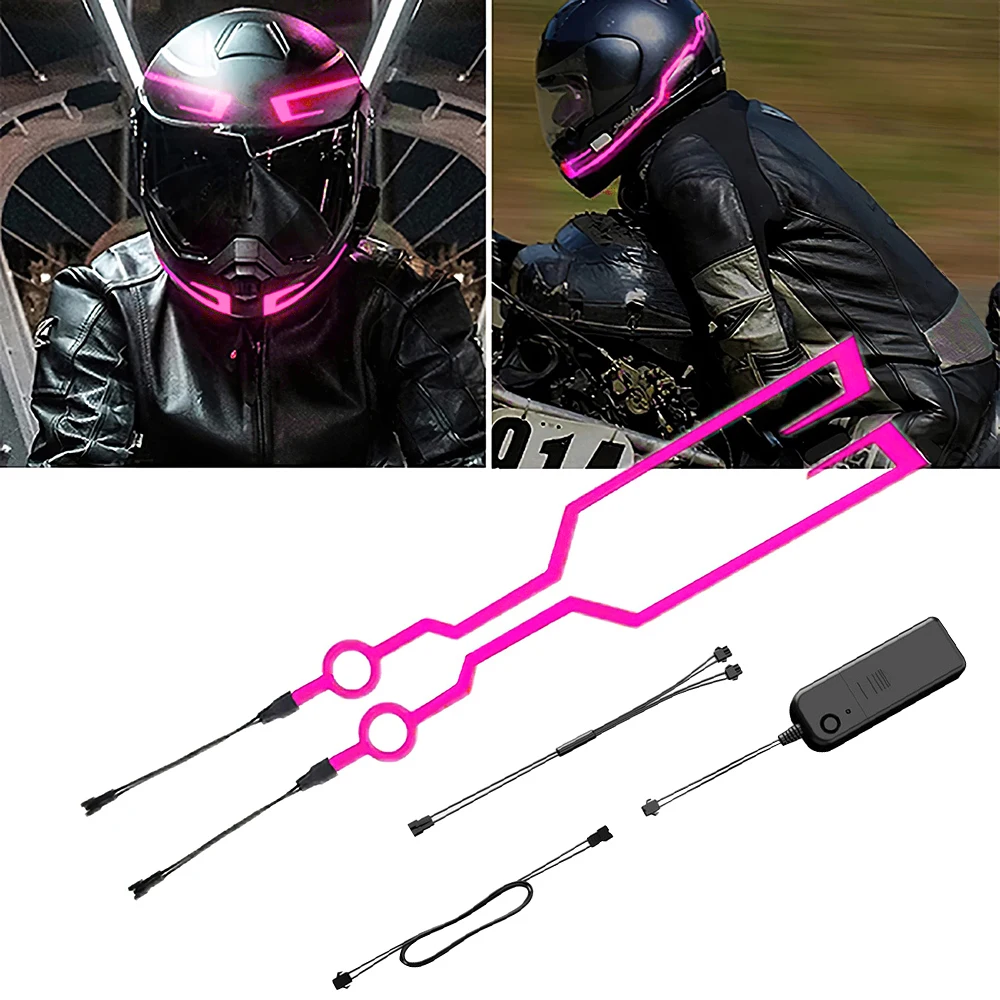 Led Motorcycle Helmet Motorcycle Helmet Light,3 Modes Driving EL Light