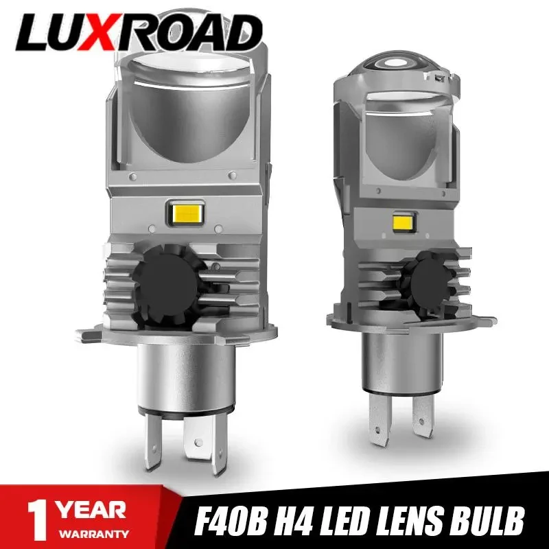 F40B LED H4 Lens Bi-led Mini H4 Projector Headlight Bulbs Lenses Head ...