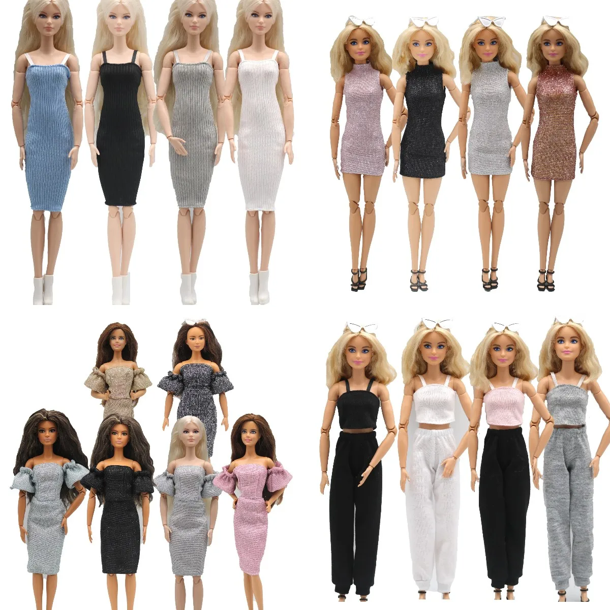 Scale-1-6-30cm-Free-Style-Casual-Tops-Trousers-Dress-Tops-Skirt-Outfits ...