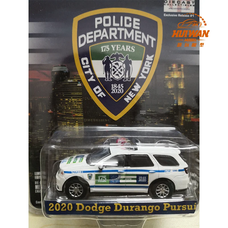 Greenlight 1:64 2020 Dodge Durango Pursuit Alloy model car Metal toys ...