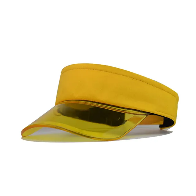 Summer Sun Hats Transparent Visor Caps Topless Empty Sun Visor Cap hat ...