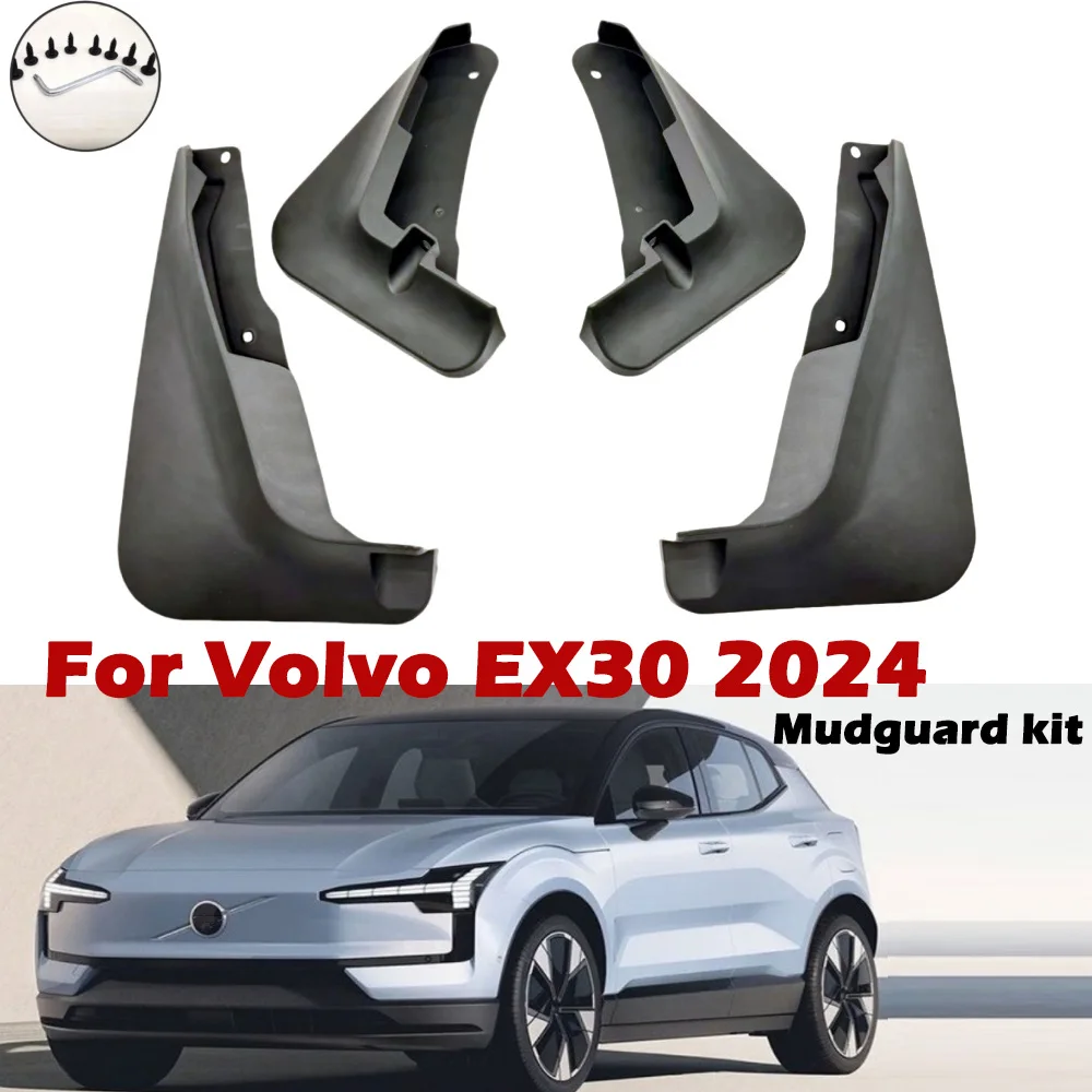 Mud-Flaps-Splash-Guards-for-Volvo-EX30-2024-All-Weather-No-Drilling-No ...