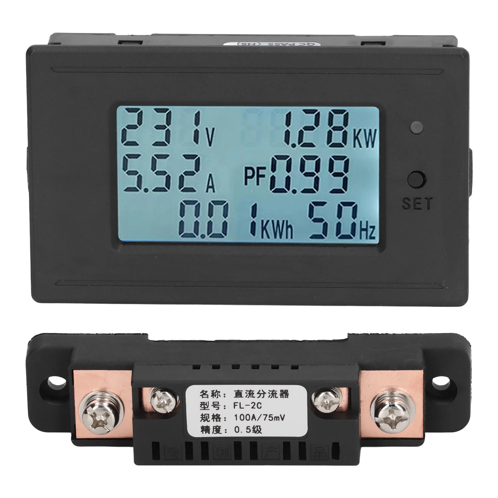LCD-Digital-Display-Voltage-Current-Power-Meter-Electricity-Monitor ...