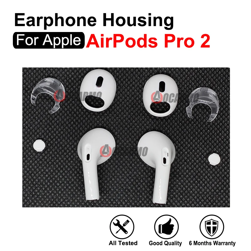 For-Apple-AirPods-Pro2-FullSet-Left-Right-Earphone-Housing-Headphone ...