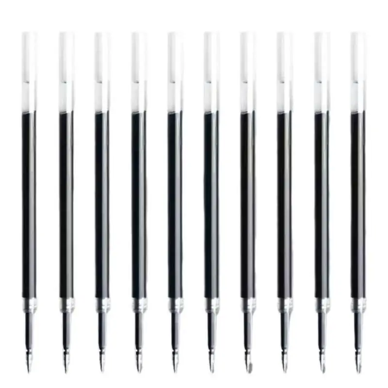 10/30/50 Pcs 0.5mm Bla Neutral Pen Refills Qui Drng Carbon Water Based ...
