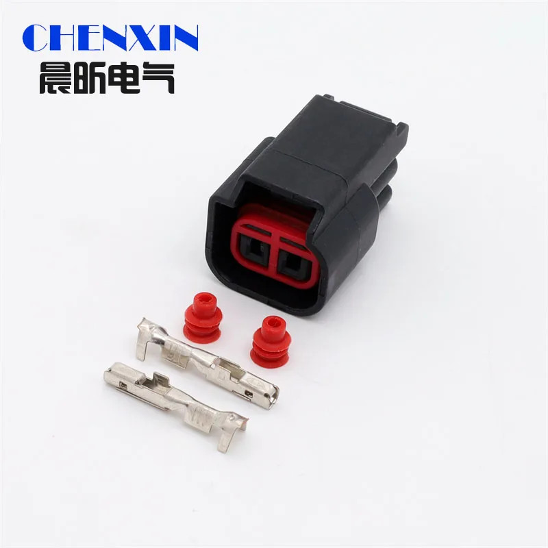 2 Sets 2 Pin Female COP Injector Plug Ignition Coils 7283-8220 ...