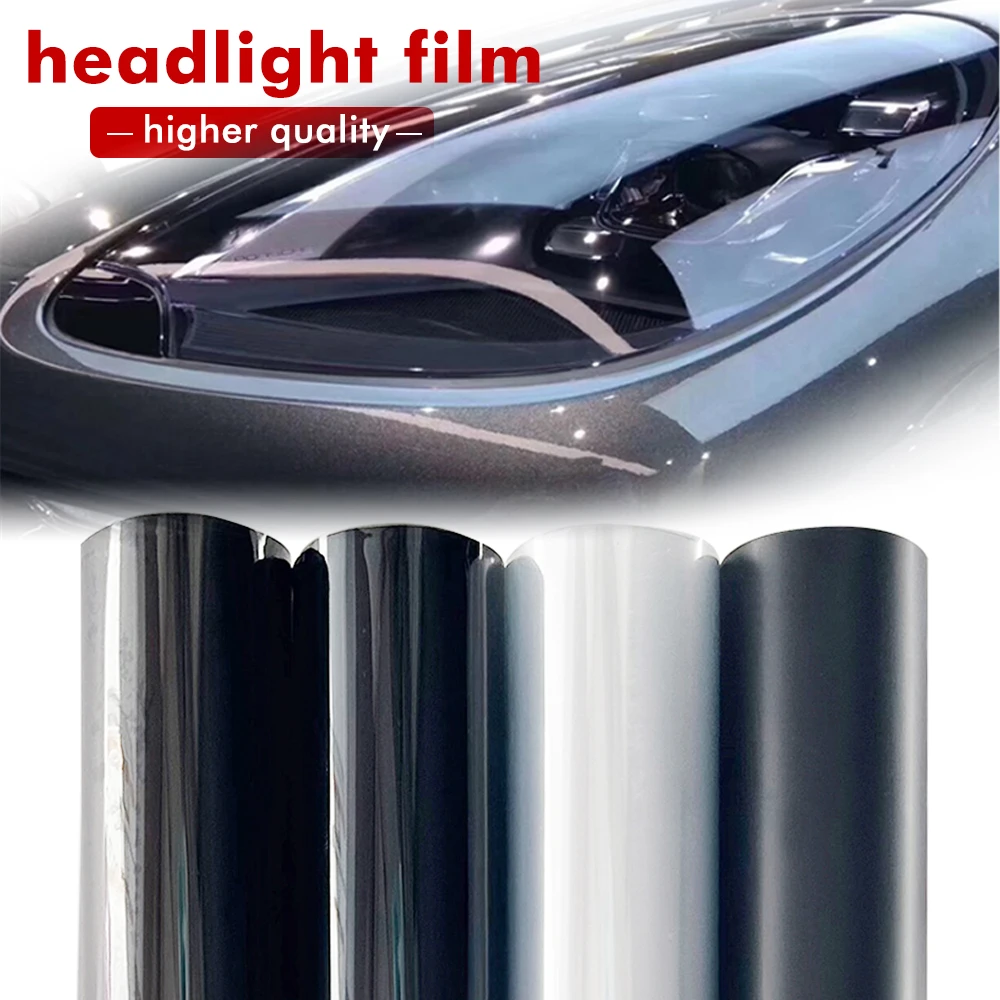 Smoke-Matte-Black-Car-Headlight-Fog-Light-Taillight-Tint-Vinyl-Film ...