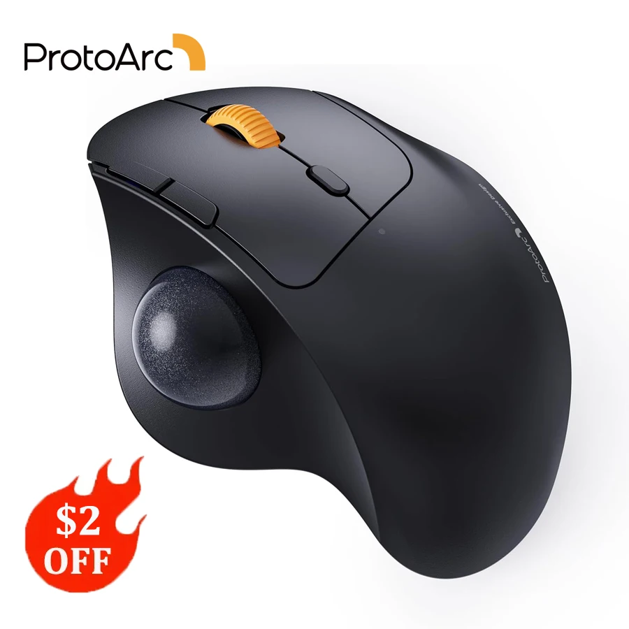 ProtoArc-EM04-Trackball-Mouse-Wireless-Rechargeable-Ergonomic-Vertical ...