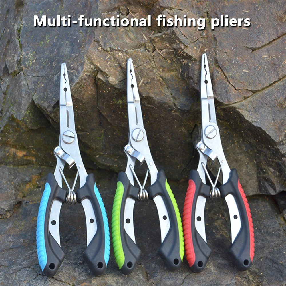 Line Cutter Scissors 23cm Lure Fishing Pliers Sturdy Long Nose Hook ...