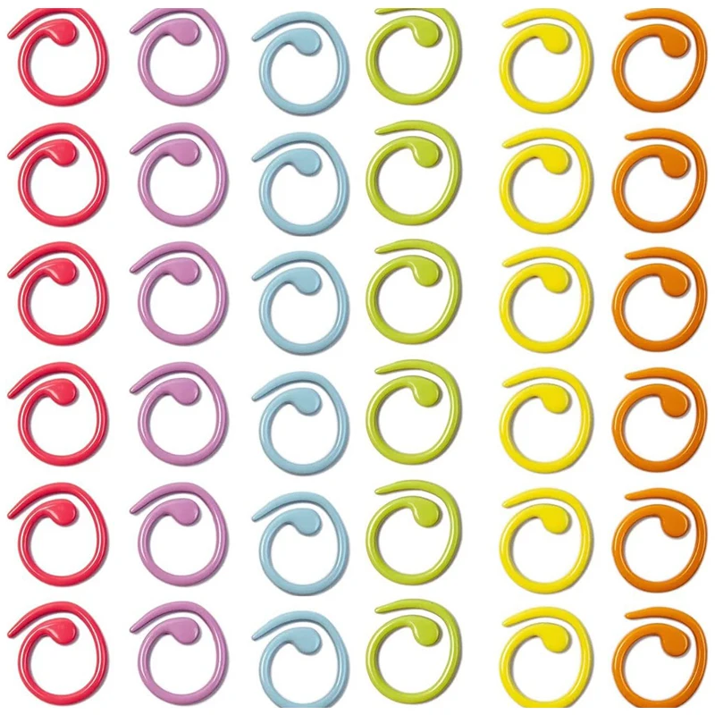 30Pcs-Crochet-Lock-Knitting-Stitch-Clips-Metallic-Knitting-Stitch ...