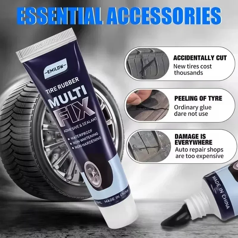 Universal Car Tire Repair Gel Tire Repair Gel Rubber Adhesive Not ...