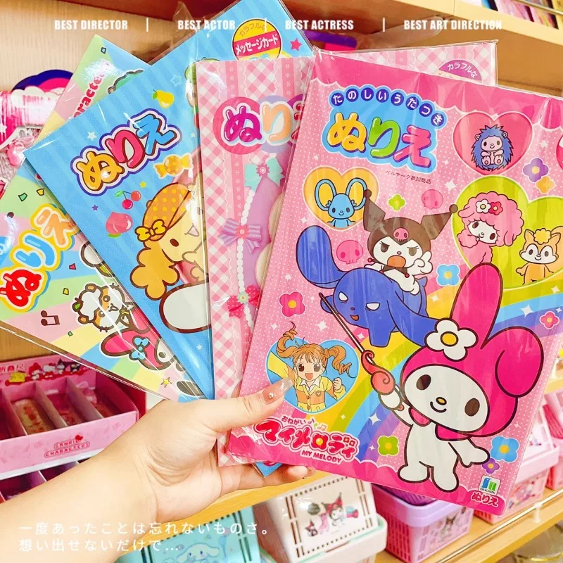 Sanrio-Series-of-Thickened-Drawing-Book-Children-s-Coloring-Melody ...