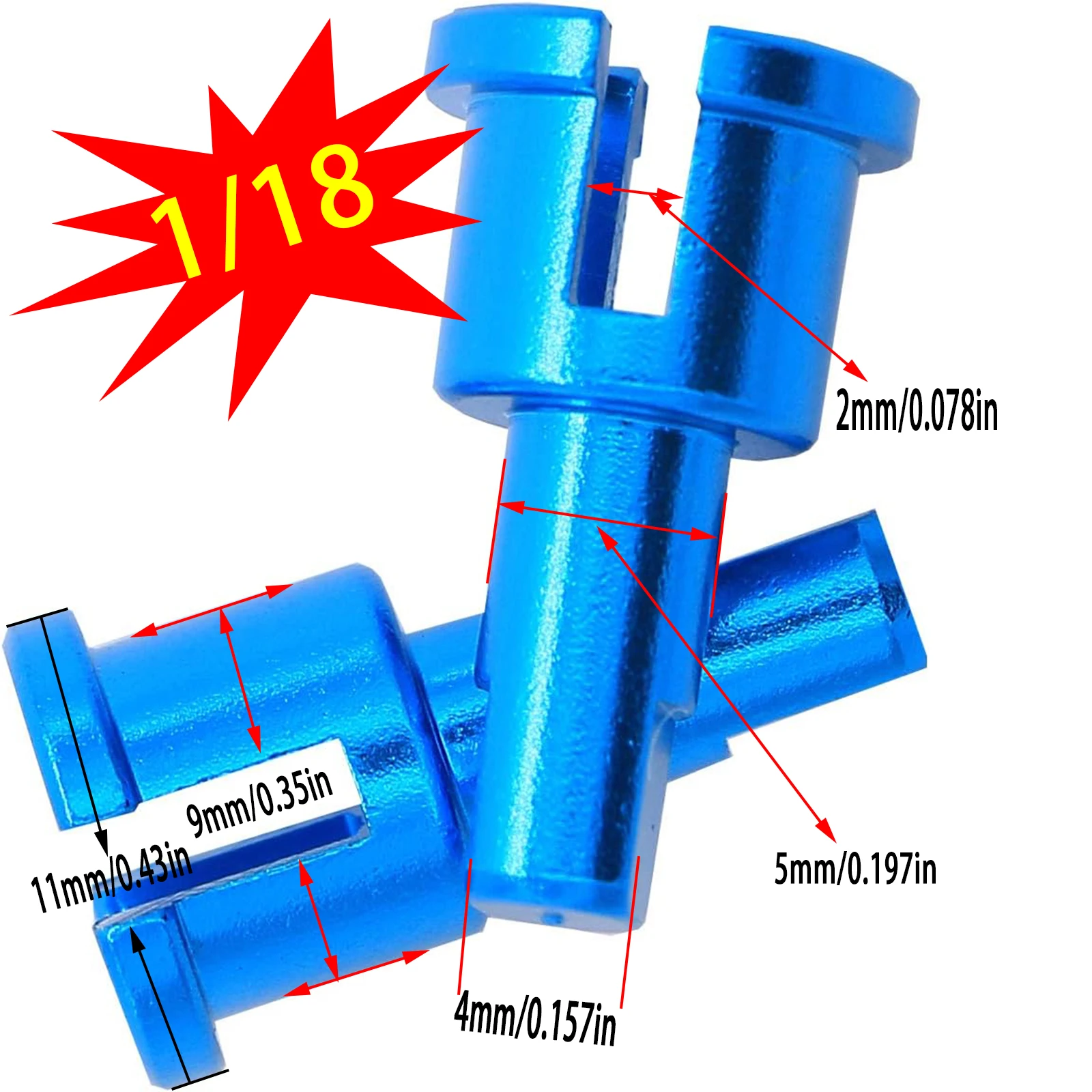 4PCS-DWNRC-Metal-Diff-Cup-Joint-Replacement-Upgrade-Parts-Compatible ...