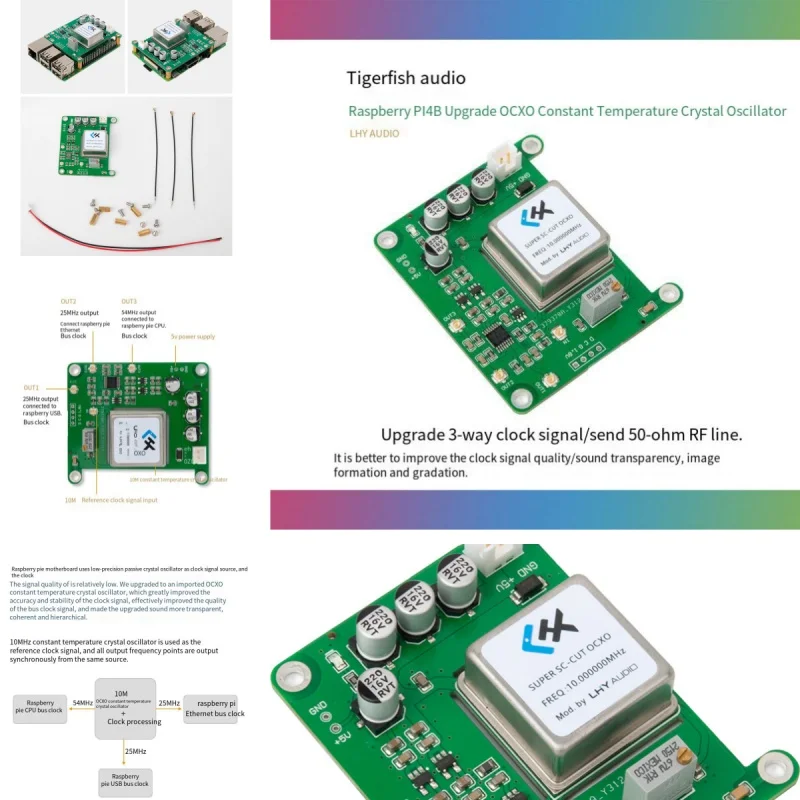 LHY-Raspberry-Pi-4B-atualizado-e-modificado-OCXO-ultra-baixo-ru-do-de ...