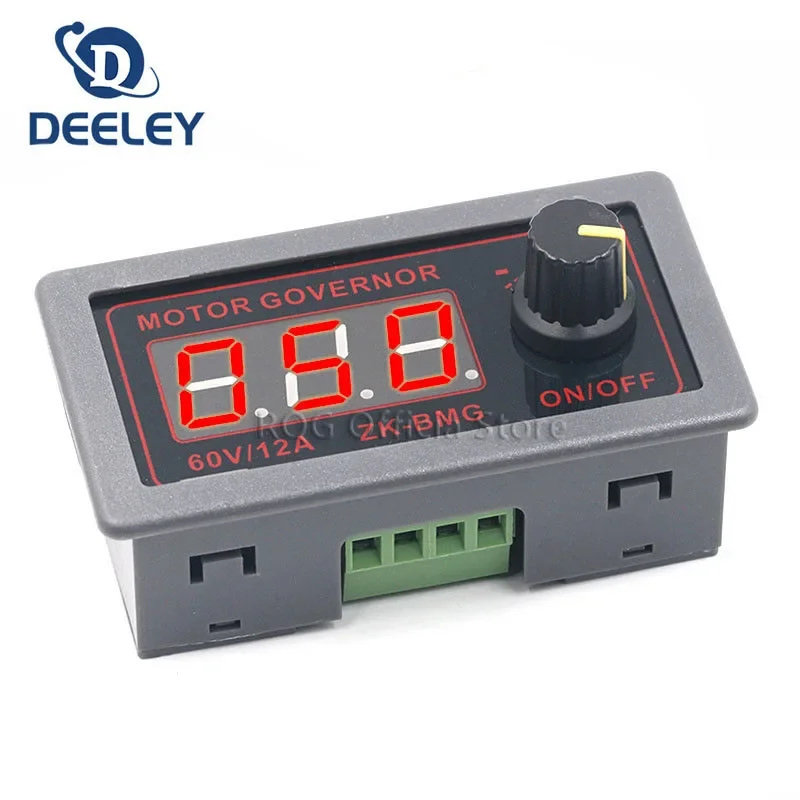DC-9-60V-12v-24v-36V-48V-12A-DC-Motor-Controller-PWM-Adjustable-Speed ...