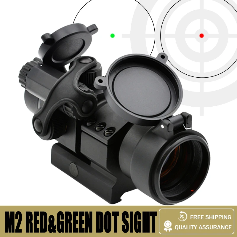 Tactical-M2-Red-Dot-with-MK18-Hight-Basic-Oblique-Mount-4MOA-Reflex ...