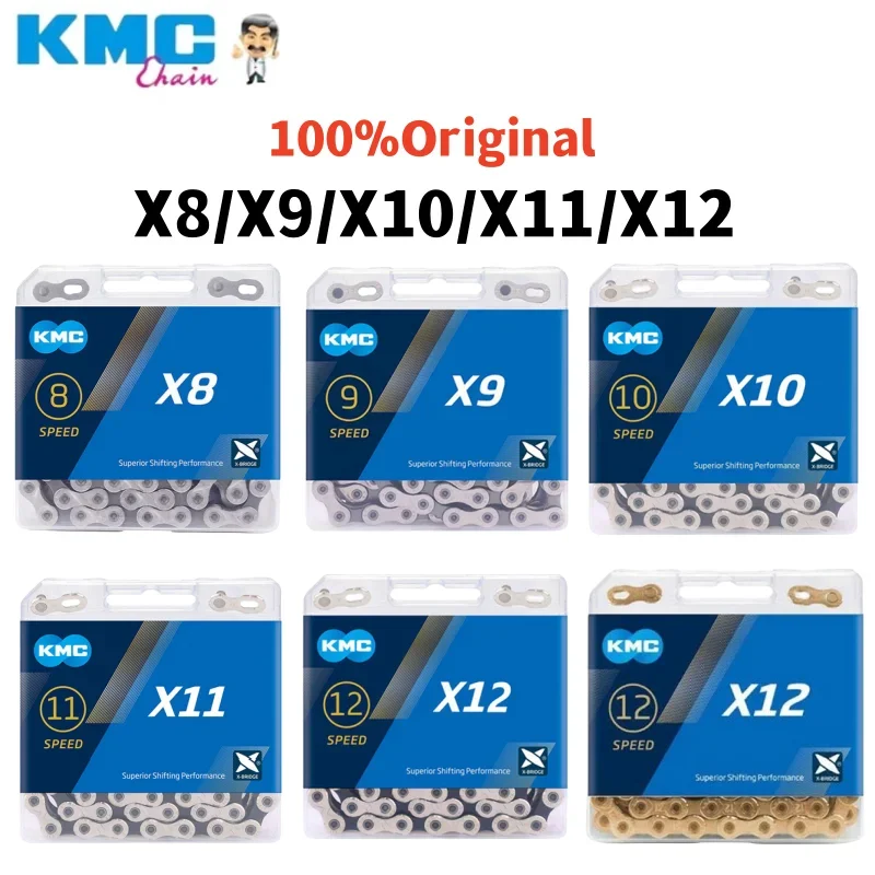 KMC-MTB-Corrente-de-bicicleta-de-estrada-velocidade-com-Quick-Link-para ...