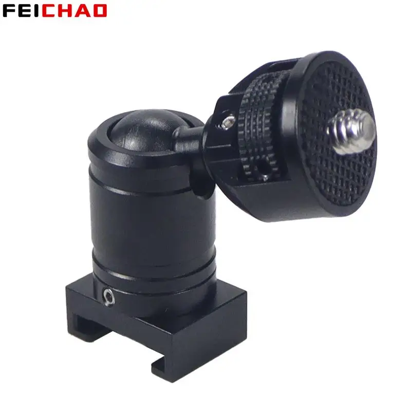 360-Rotatable-Mini-Ball-Head-Camera-1-4-Cold-Shoe-Mount-for-DSLR ...