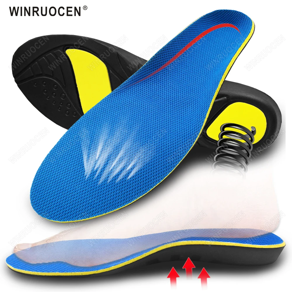New Orthopedic Insoles Orthotics Flat Foot Health Sole Pad Insert Arch ...