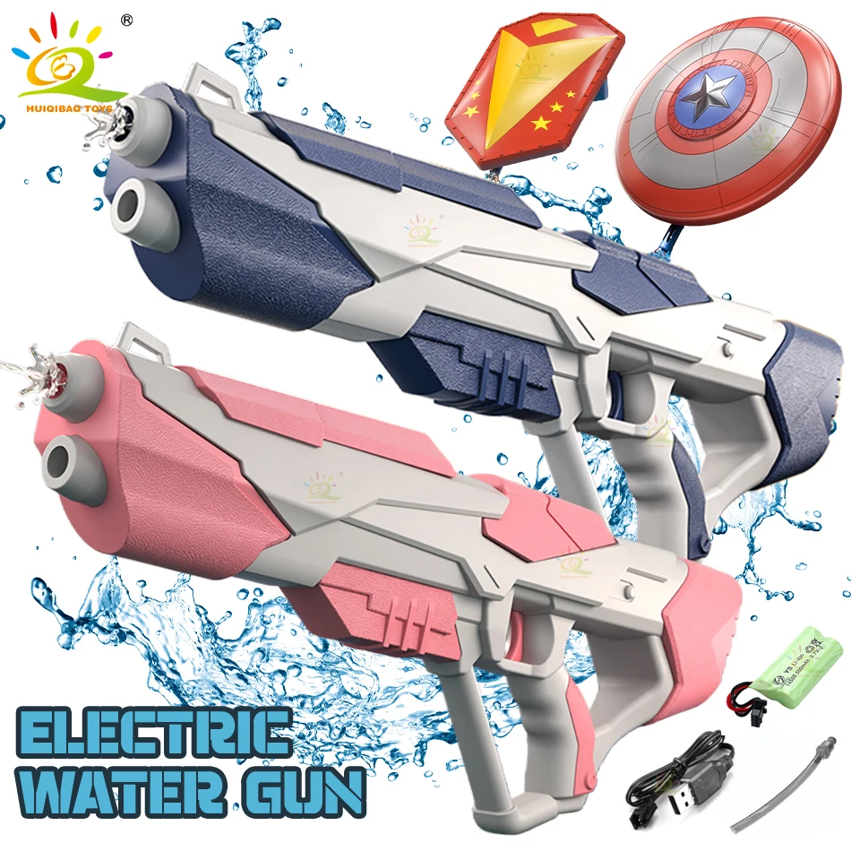 Space-Shield-Launch-Electric-Burst-Water-Gun-Toy-Hero-Captain-Warrior ...
