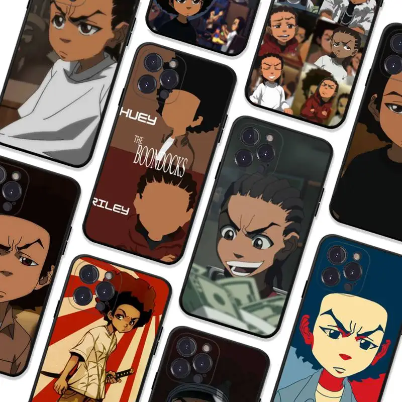 Huey-freeman-boondocks-caso-de-telefone-para-iphone-8-7-6s-plus-x-se ...