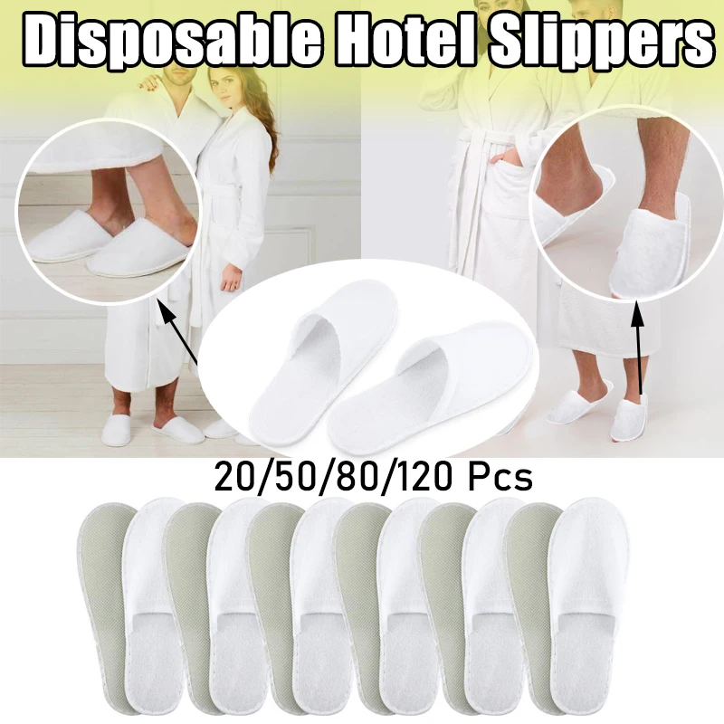 Hotel Wedding Spa Slippers for Guests Disposable Slippers Home Guest ...