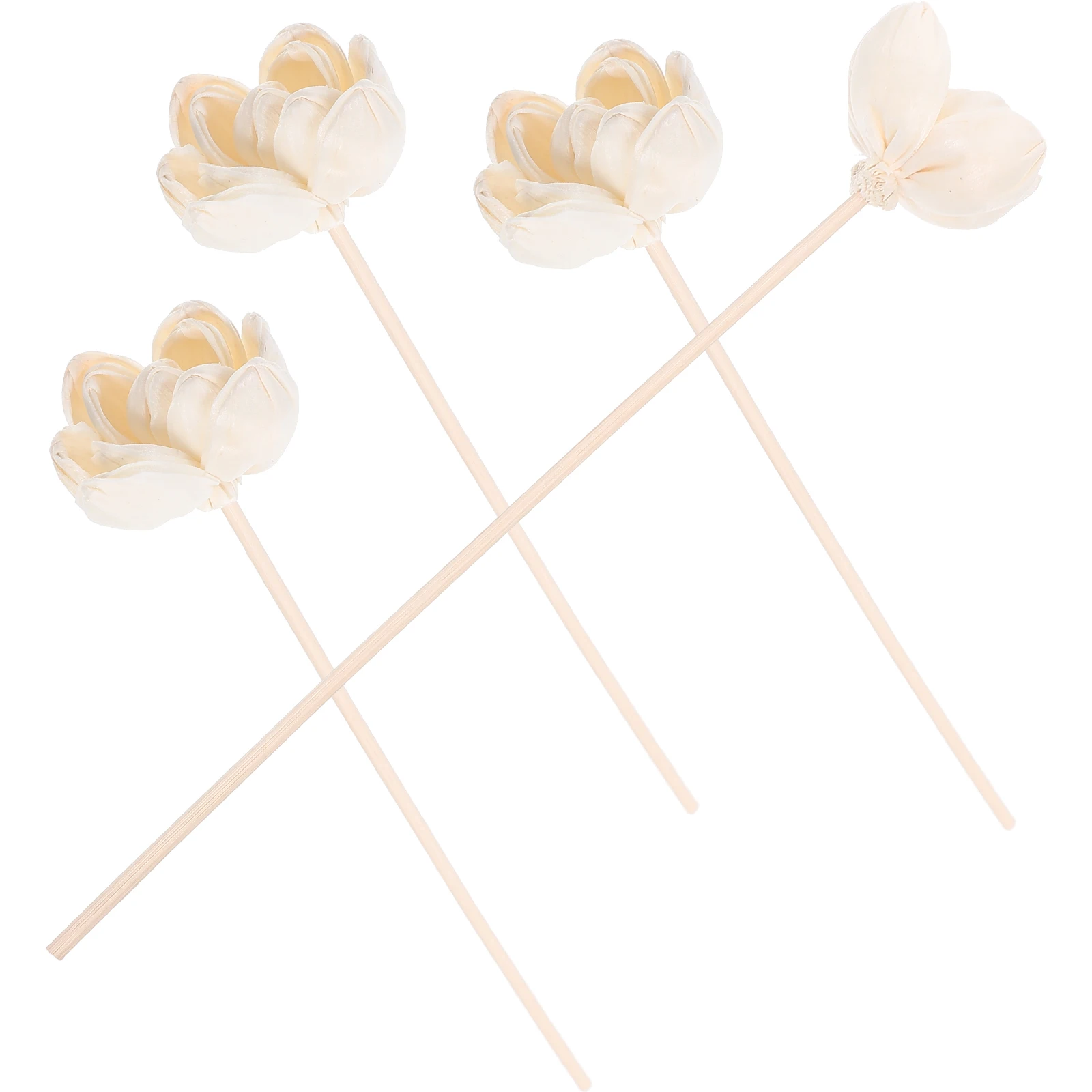 4Pcs Artificial Dry Flowers Essential Oil Diffuser Sticks Diy Craft ...