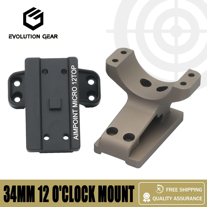 Tactical-Badger-C1-12-O-clock-Top-Optical-Plate-Mount-Red-Dot-Sight ...