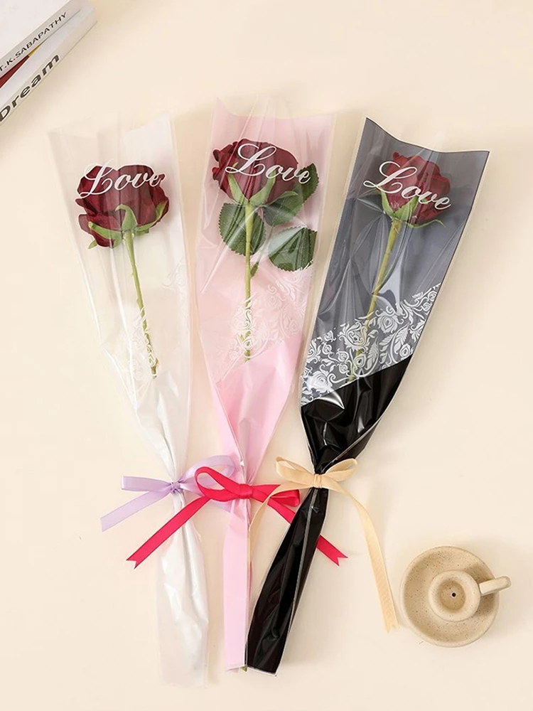Single Rose Wrapping Paper: The Perfect Way to Elevate a Single Stem ...
