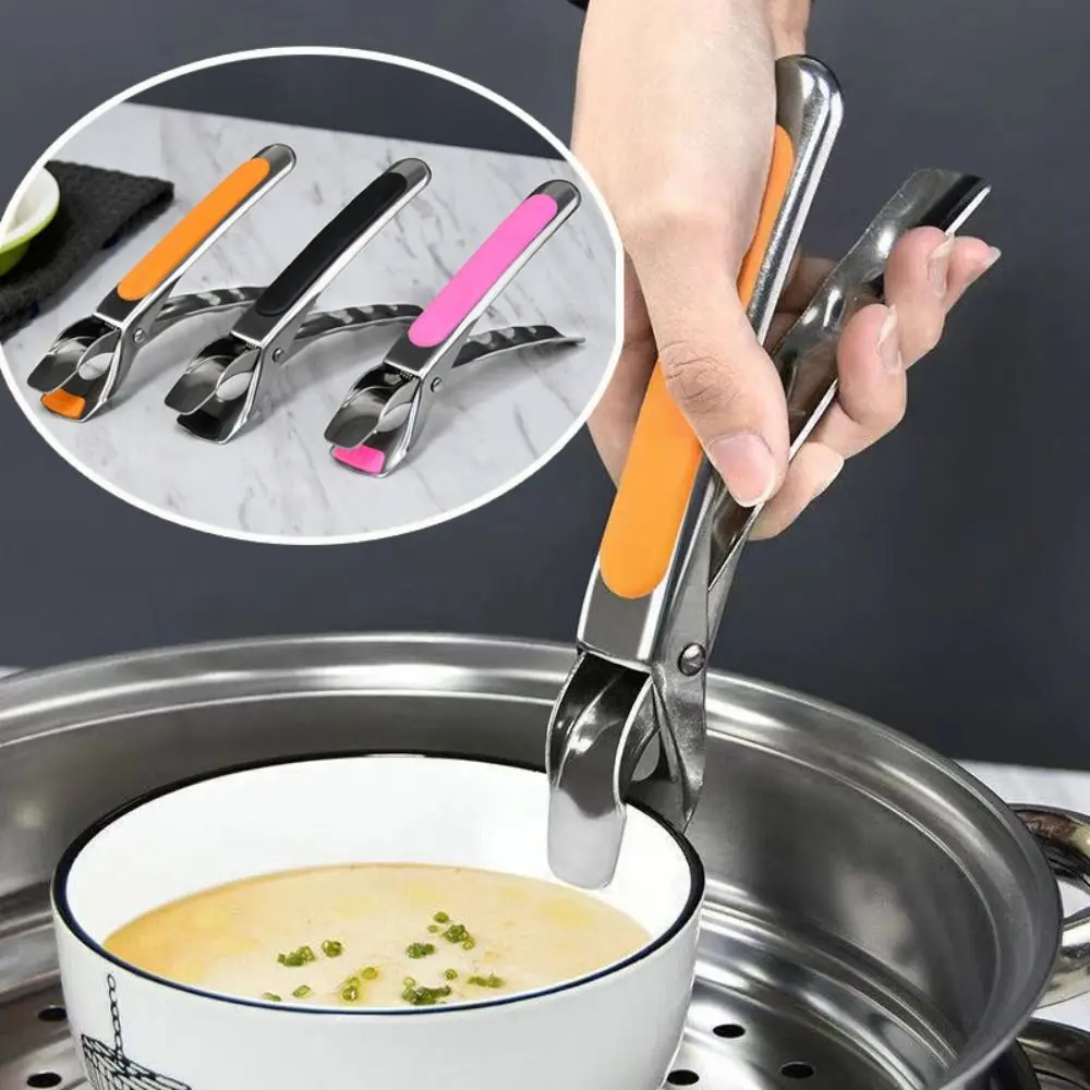 Silicone Anti Scalding Clip New Gripper Non-slip Kitchen Bowl Clip Meal ...
