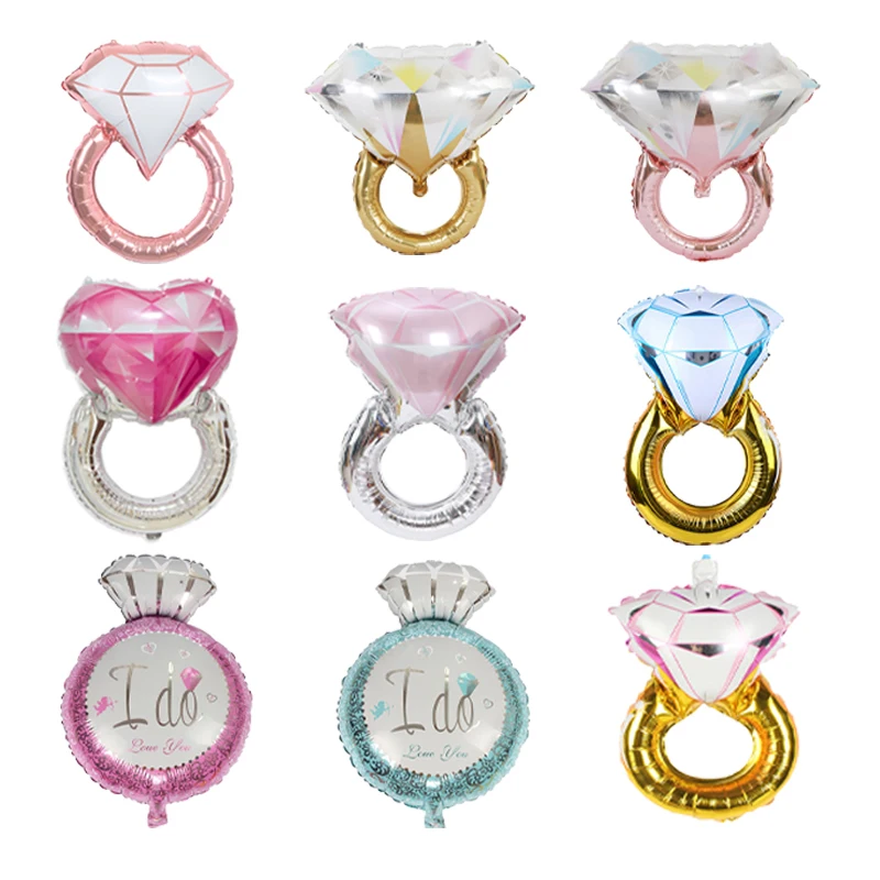 Diamond-Ring-Foil-Balloons-Baby-Shower-Birthday-Party-Decorations ...