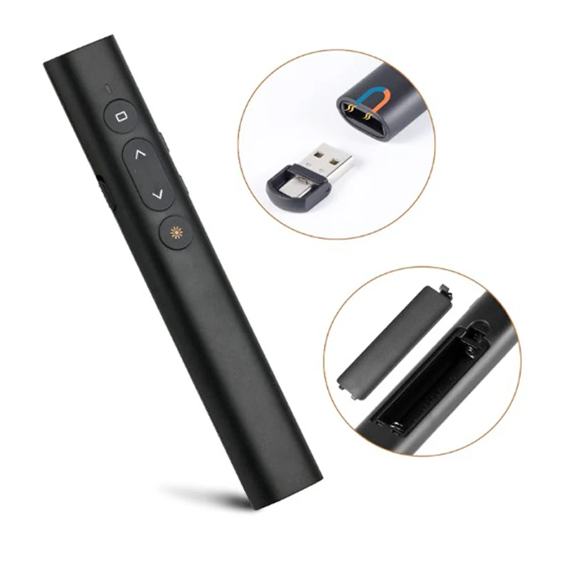Hot-sell-2-4G-Wireless-Presenter-PPT-Pointer-Both-Type-C-and-USB ...