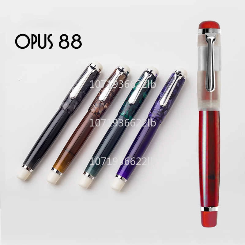 OPUS-88-Omar-Color-Series-Ebonite-Fountain-Pen-JOWO-Nib-Drop-in-Ink-Pen ...
