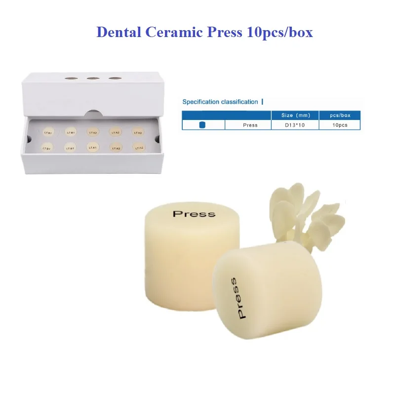 OHNICE-10PCS-Nature-Color-Dental-Ceramic-Press-CAD-CAM-Dental-Lab-Glass ...