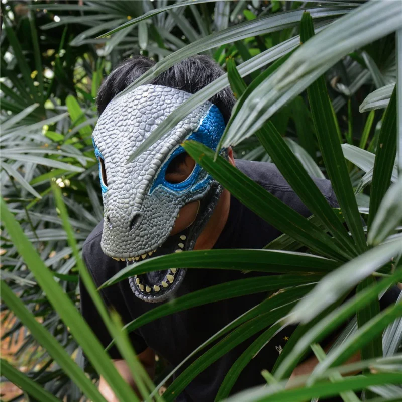 Dinosaur-Mask-Moving-Jaw-Movable-Halloween-Decor-Tyrannosaurus-Rex-Mask ...
