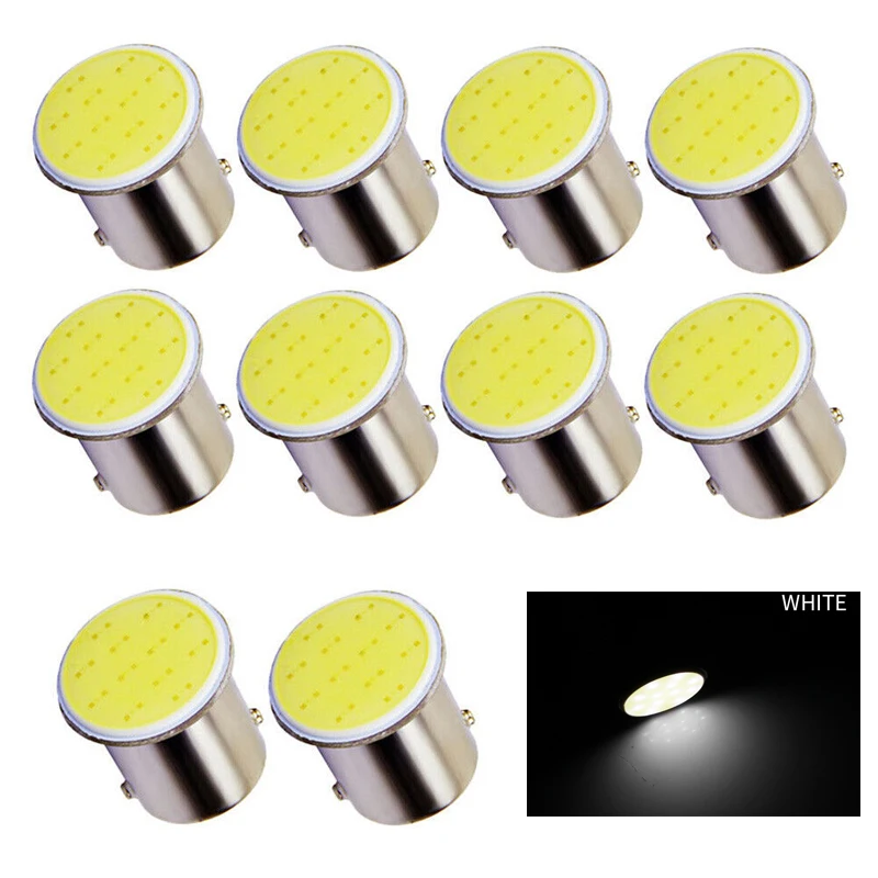10pcs-12V-24V-Car-LED-Lights-Cob-12SMD-1156-BA15S-P21W-1157-BAY15D ...