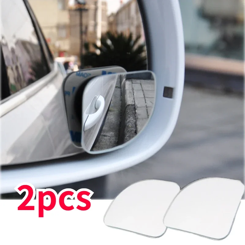 Car-Rearview-Mirror-Blind-Spot-Mirrors-Frameless-Fan-shaped-Car-Dead ...