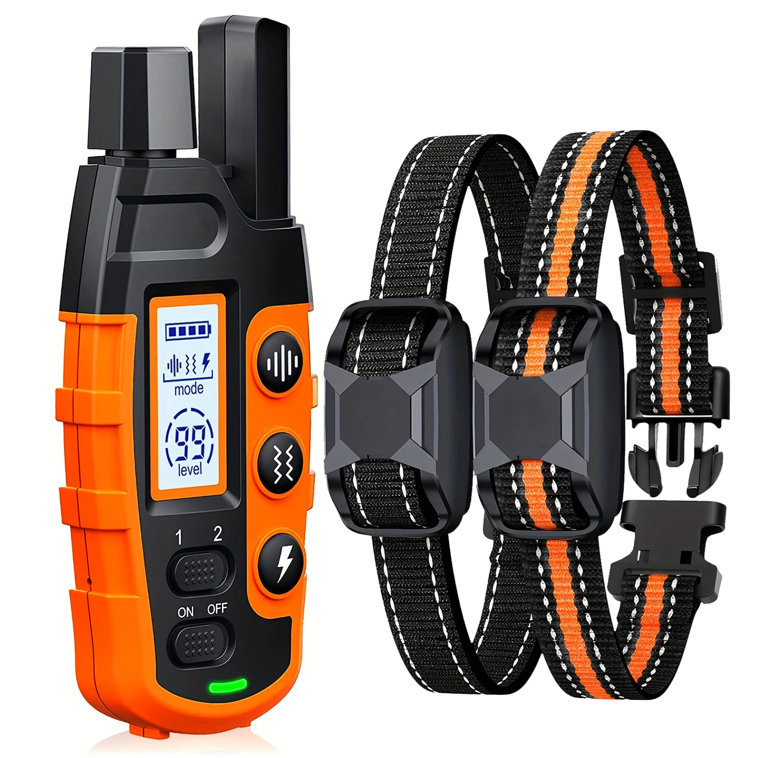 3300Ft Electric Dog Training Collar Remote Control Waterproof Pet ...