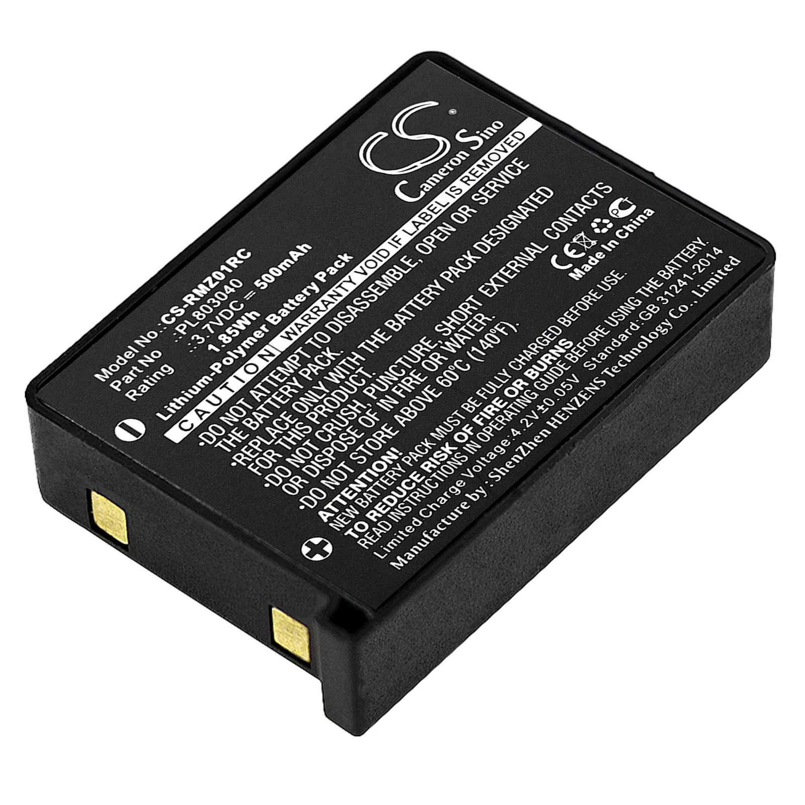 Li-Polymer Keyboard,Mouse Battery for RAZER, 3.7V, 500mAh, Compatible ...