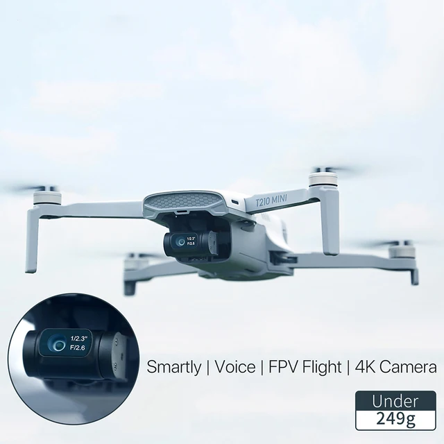 Rc Drone T210 210mm With 4K HD Camera GPS Fpv 3-axis Gimbal Fly 30mins ...