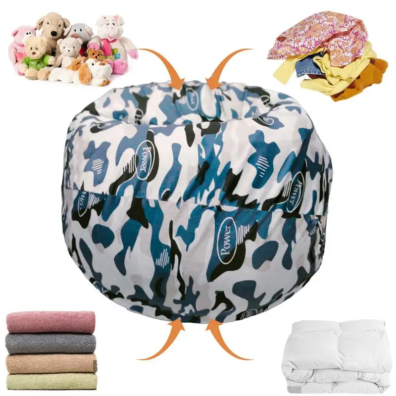 Bean-Bag-Stuffed-Animal-Storage-Cute-Plush-Animal-Bag-Stuffed-Toy ...