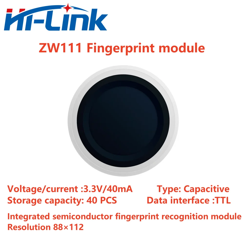 Hilink-Fingerprint-Recognition-module-ZW111-Low-power-finger-detection ...