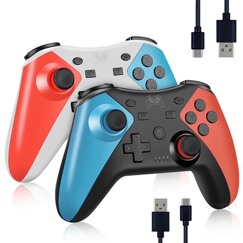 Controlador-Gamepad-sem-fio-Bluetooth-para-Nintendo-Switch-Pro-OLED-Controle-Joystick-NS-Compat ...